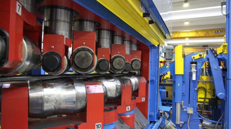 Multi roller straightener – Tube and Bar processing – Mair Research